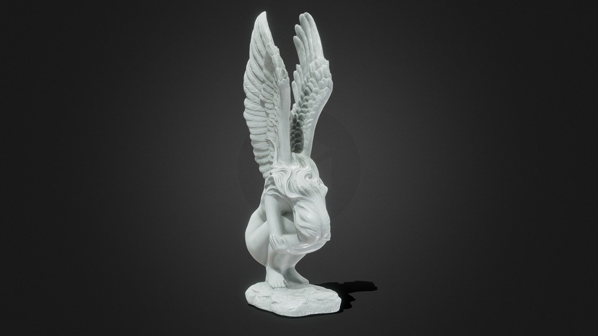 Grieving Angel - 3D model by JPDV [c4278b6] - Sketchfab