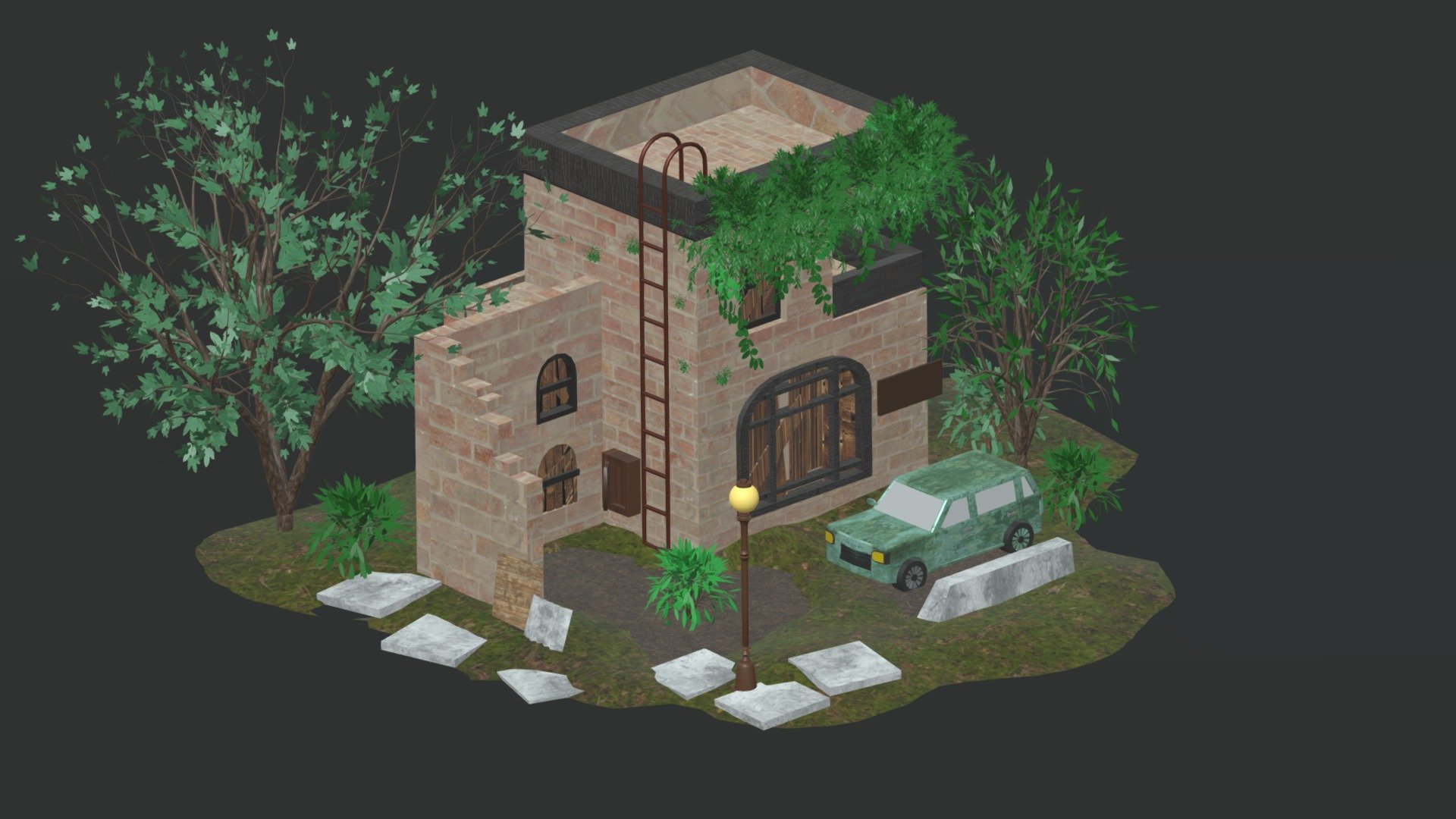 abandoned - 3D model by DaisyStalker [c42a13d] - Sketchfab