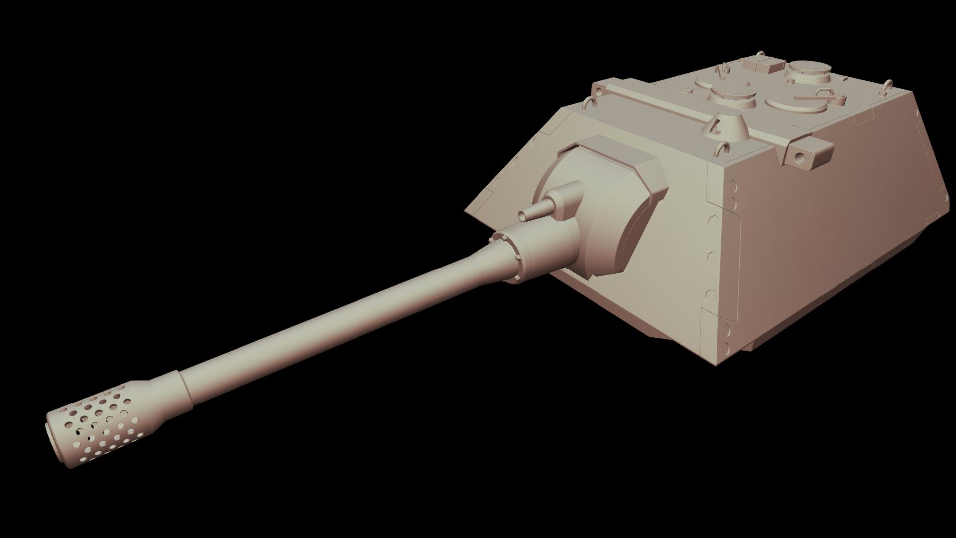 E-100 Turret (3D Printable) - 3D model by Austrian 3D Art ...