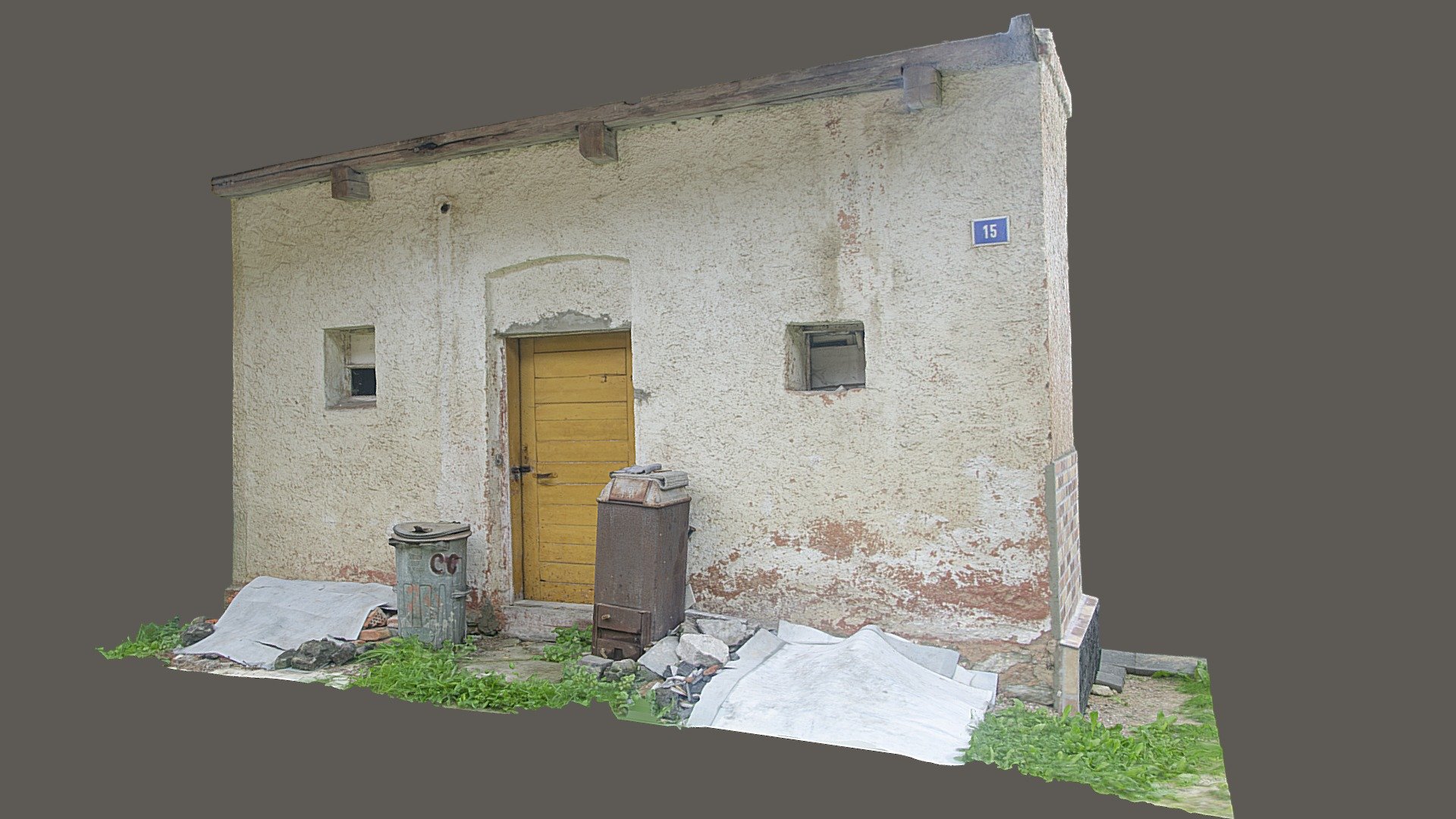 Old plaster building wall - Buy Royalty Free 3D model by Оrрндп ЯТG ...