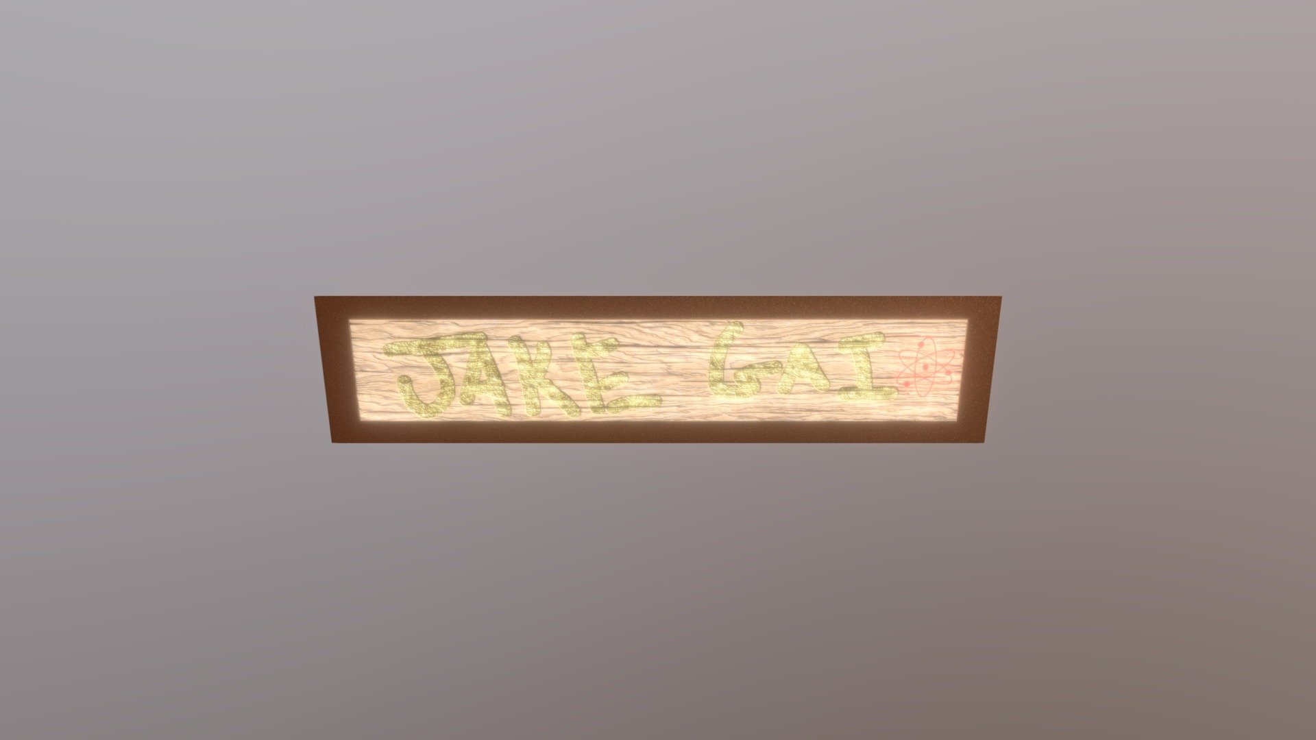 NamePlate - 3D model by jgsierracollege [c42cf13] - Sketchfab