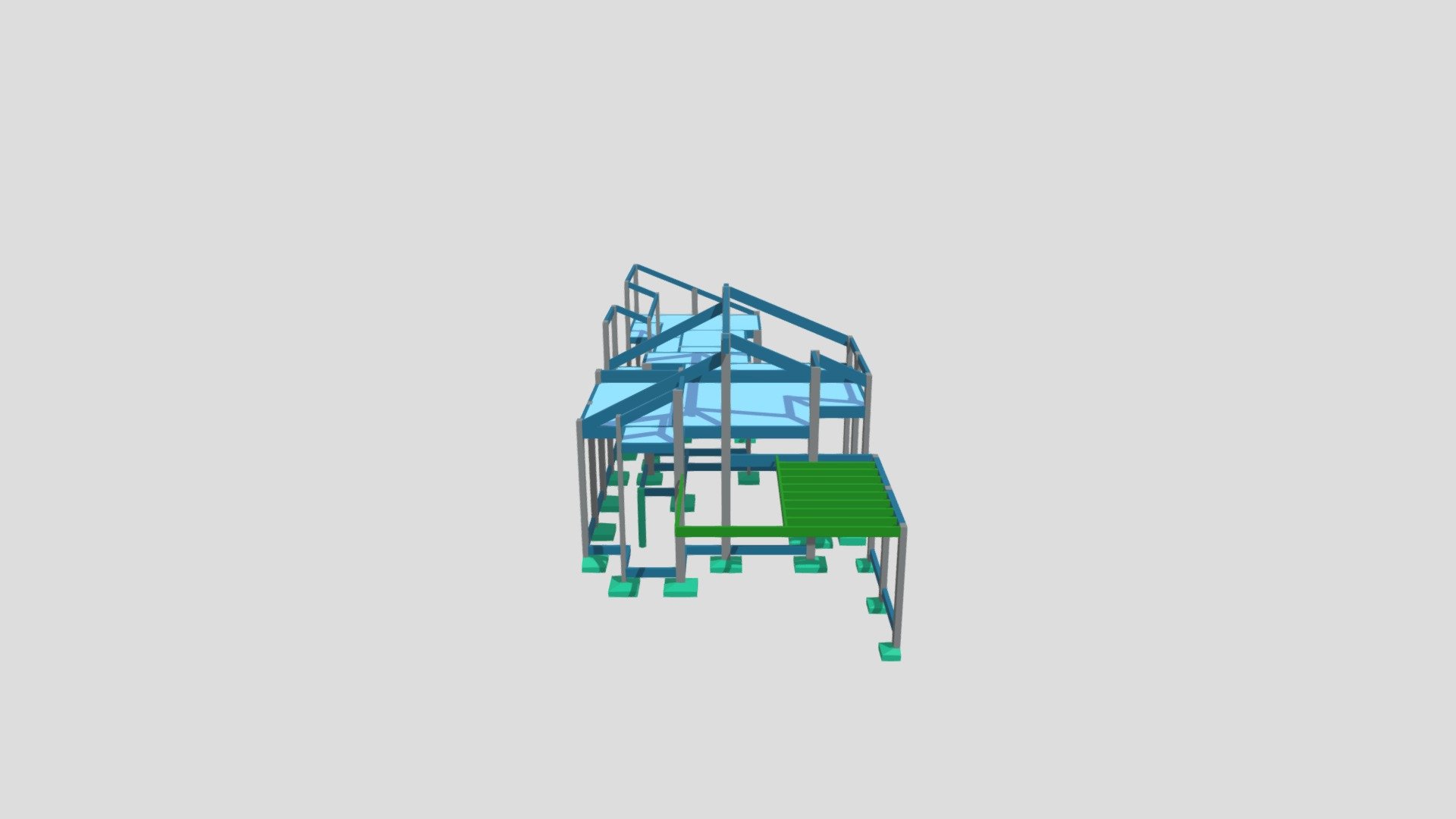 [23|19] - Projeto Estrutural - |D&D| - 3D model by 7E Engenharia ...