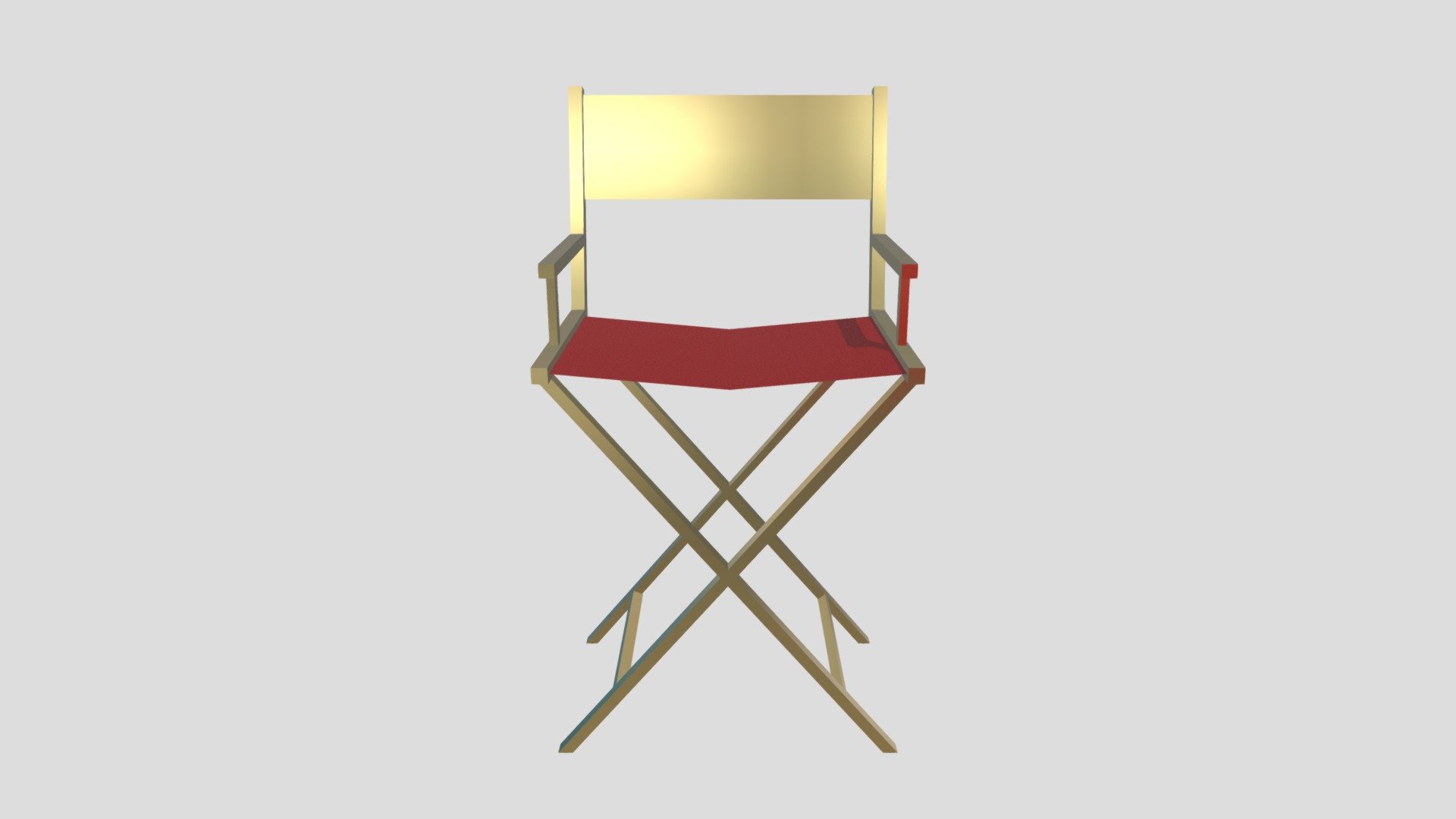director chair - 3D model by sachinpranav [c430539] - Sketchfab