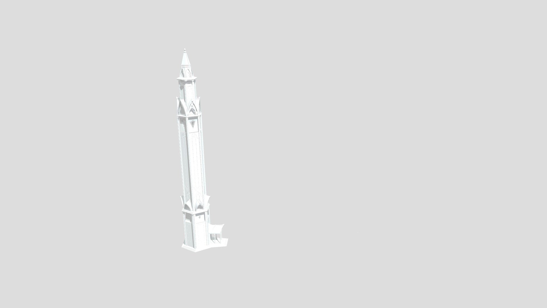 ELF_TOWER - 3D model by yihanxu2002 [c430c0f] - Sketchfab