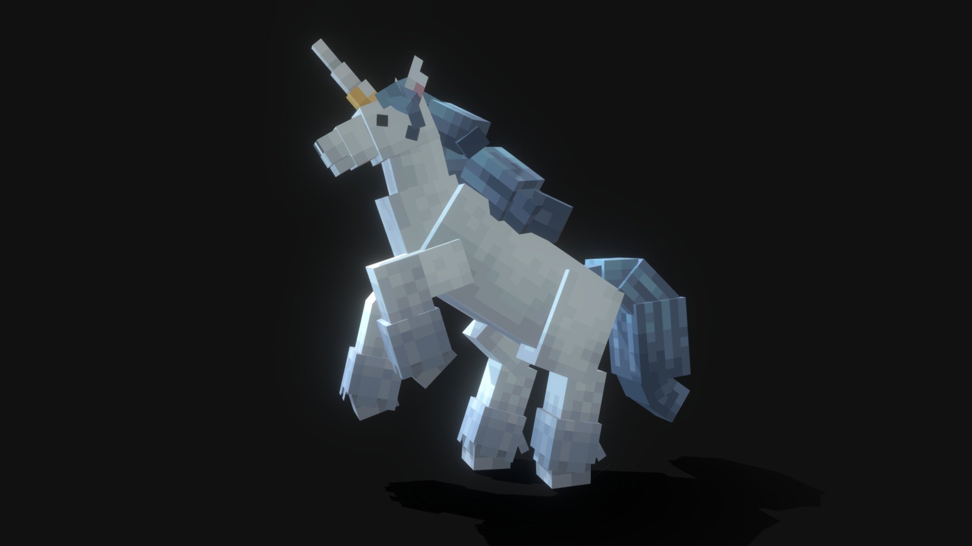 Unicorn [Commission] - 3D model by gammabyte [c432834] - Sketchfab