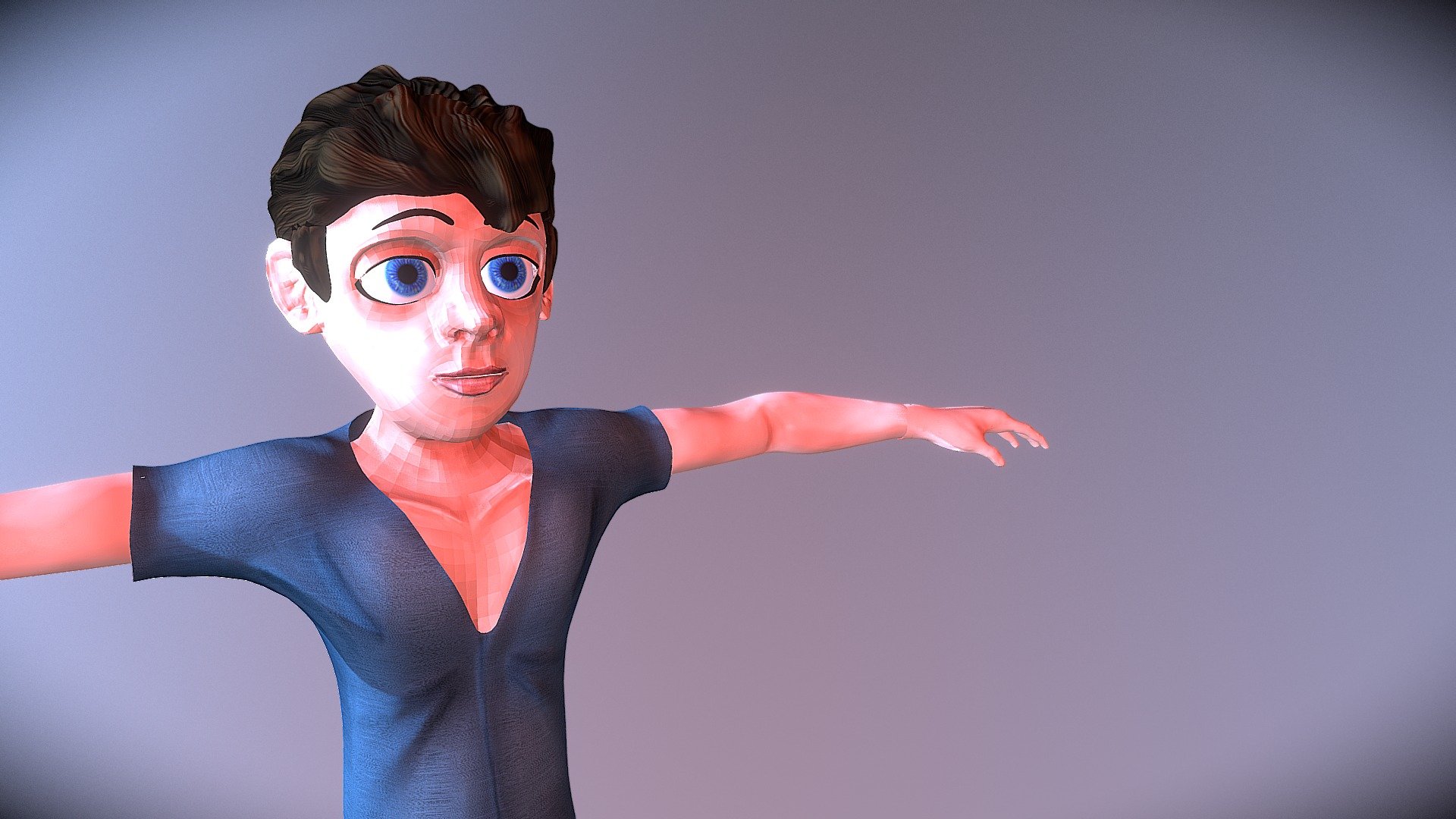 First Character - 3D model by waywardnightmare [c4345bb] - Sketchfab
