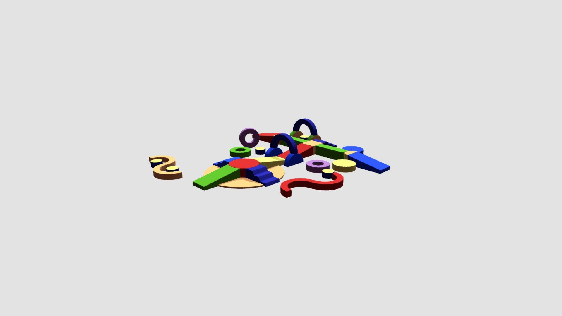 play structure - Buy Royalty Free 3D model by Evermotion [c436ddd ...