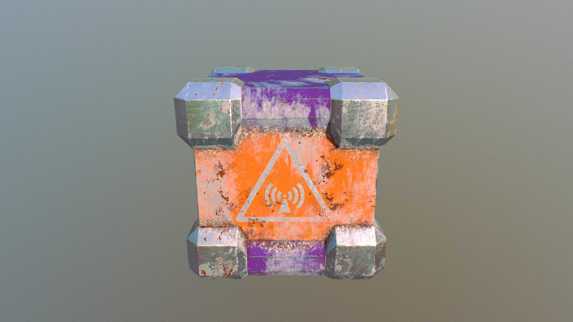 Rusty and dusty metlal box. - Download Free 3D model by McAsulys ...