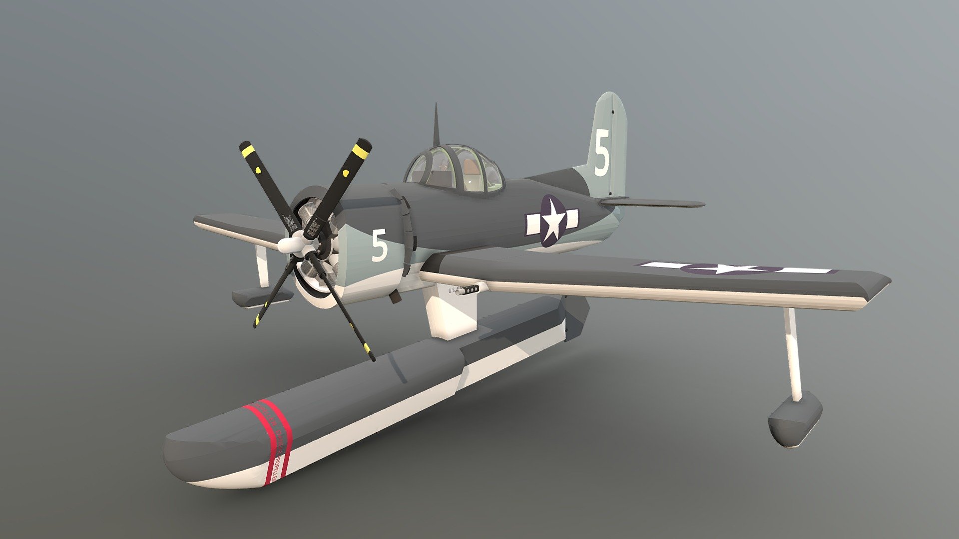 Curtiss SC-1 Seahawk - 3D model by The fancy bear (@A_fancy_bear ...