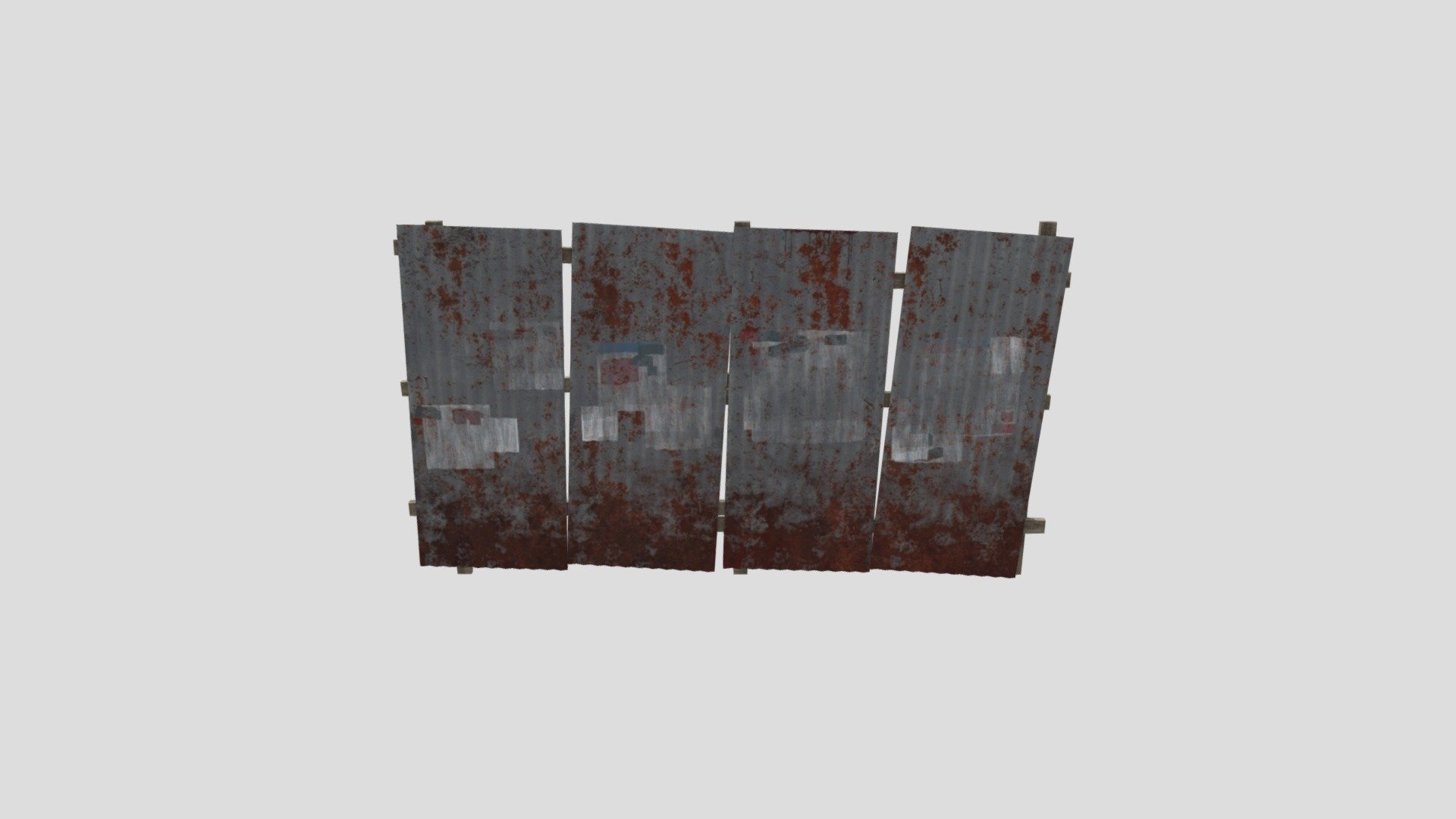 Rusty roof - 3D model by Terdpong [c43cd3e] - Sketchfab