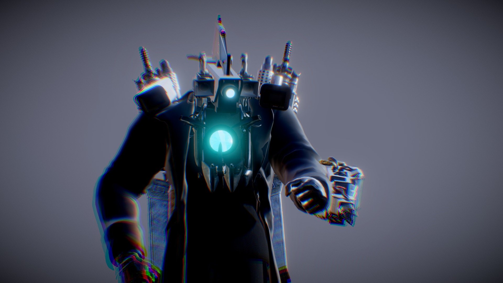 Titan CameraMan From skibidi multiverse - Download Free 3D model by ...