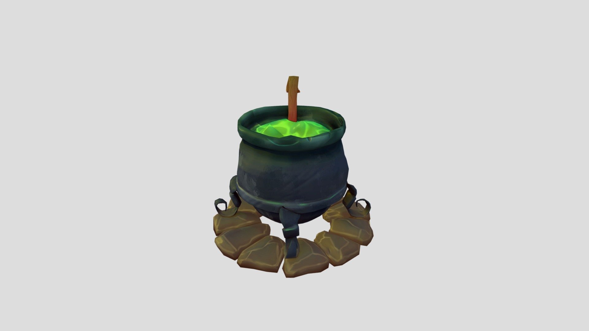 Halloween Cauldron - 3D model by CuelmsiV [c43f046] - Sketchfab
