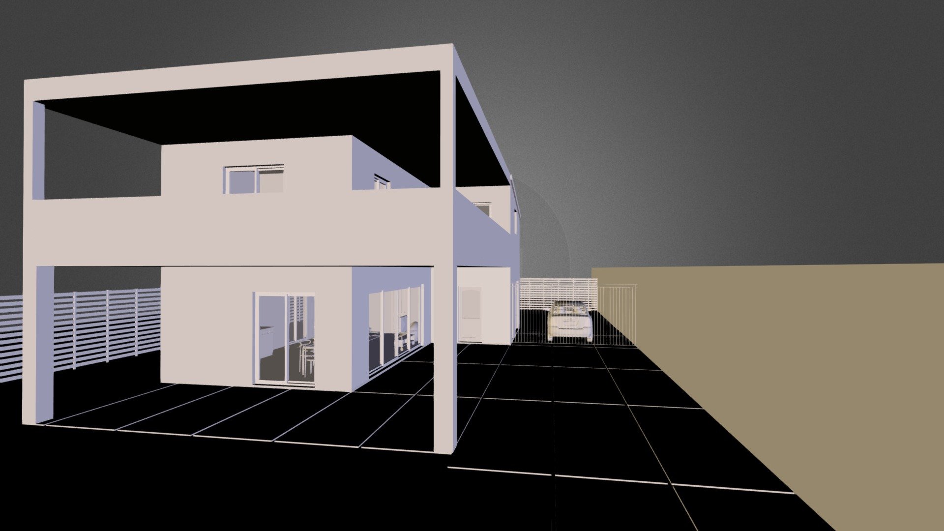 Maison Tressé - Tresse House - 3D model by Archionline [c43fd03 ...