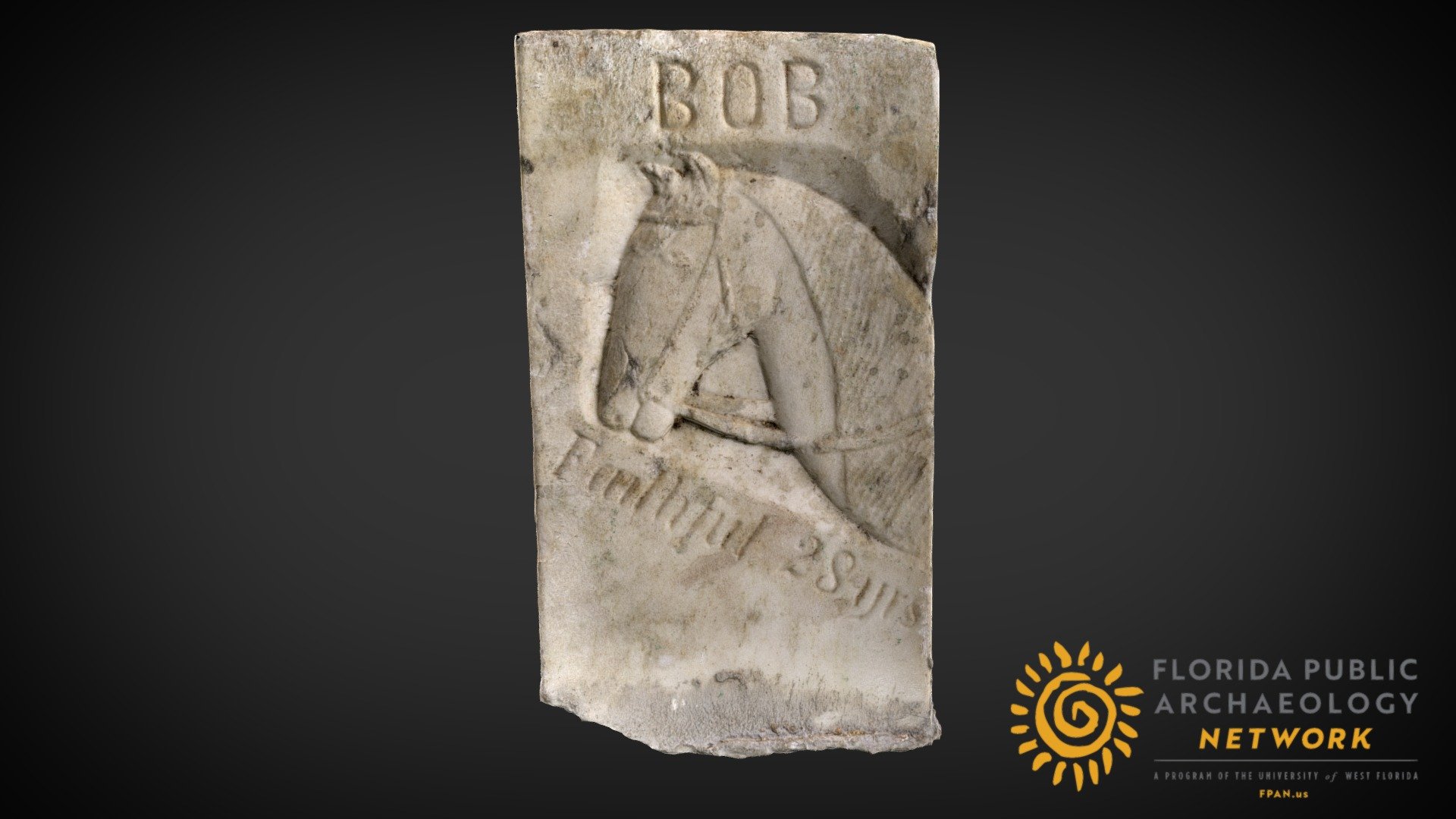 Bob Headstone - Download Free 3D model by Florida Public Archaeology ...