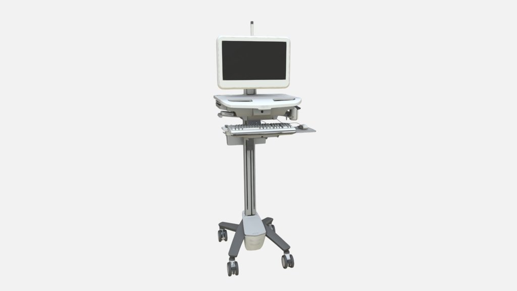 Mobile nursing cart - 3D model by - (@imotion) [c4407e5] - Sketchfab