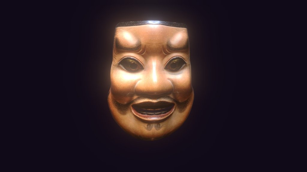 Tenjin Mask - 3D model by BehrtronStudios [c441a83] - Sketchfab