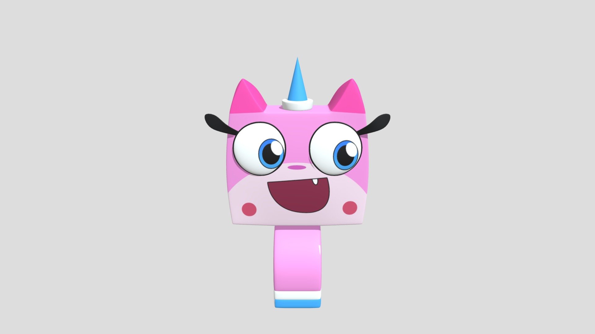 unikitty pink - 3D model by Abdulkarim_13 [c445258] - Sketchfab