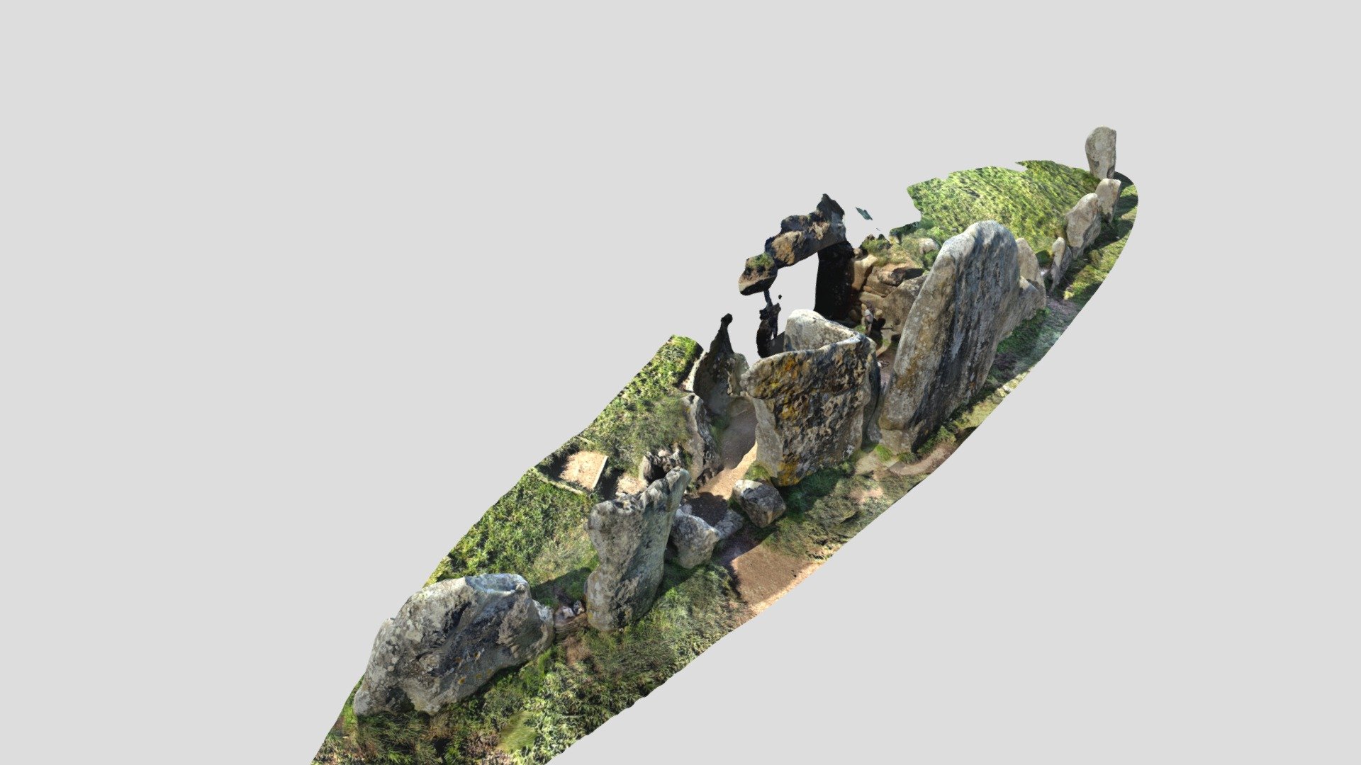 West Kennet Long Barrow Front - 3D model by Scannerian1 [c446457 ...