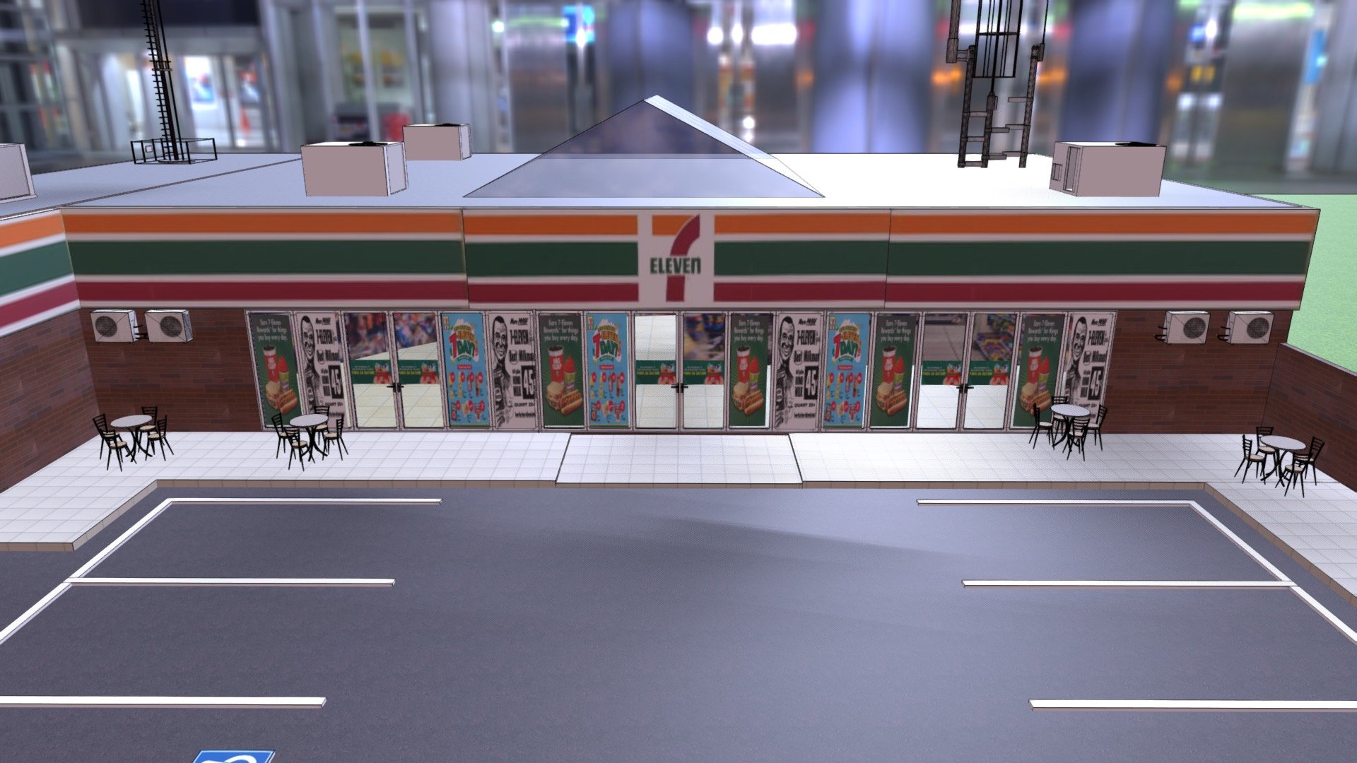 7 eleven - Download Free 3D model by Pasha (@Pasha.) [c447566] - Sketchfab