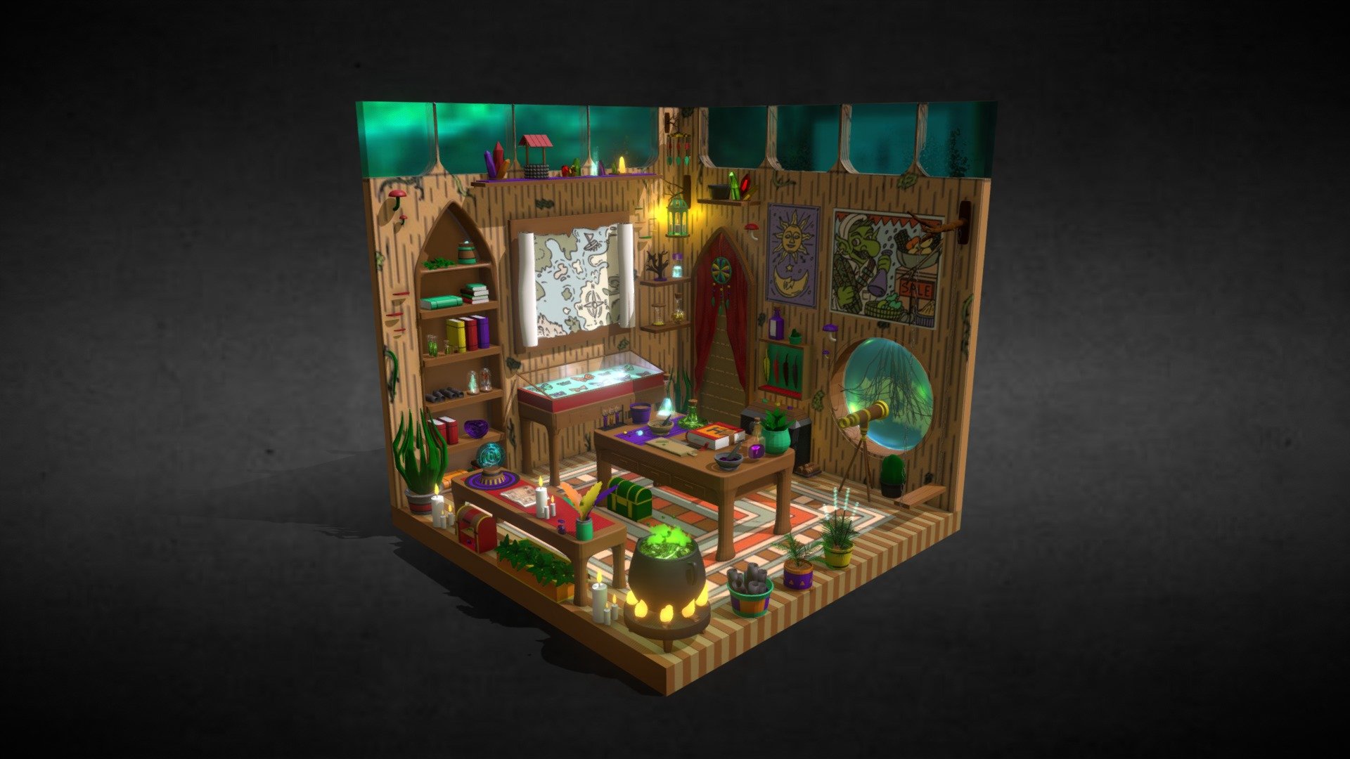 Enchanted Forest Treehouse - 3D model by Atlas Studioh (@oliverargueta1 ...