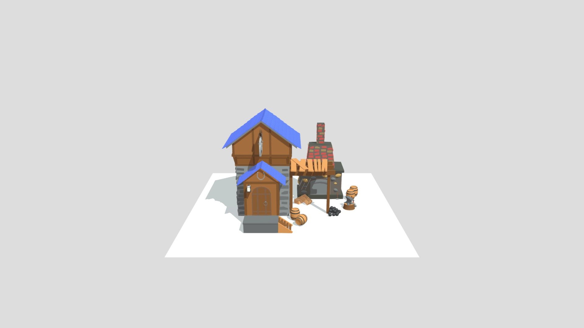 Smithy - Download Free 3D model by SkyRanger [c44b50b] - Sketchfab