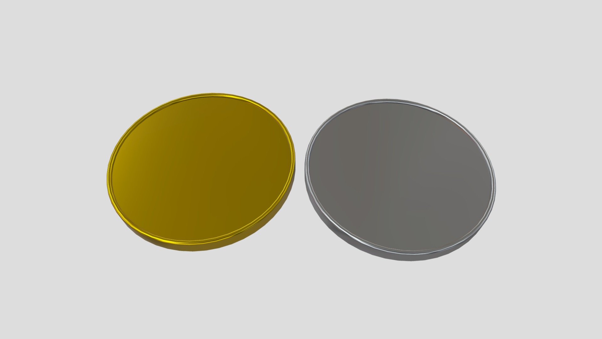gold and silver coins - Download Free 3D model by alex.yefremov ...