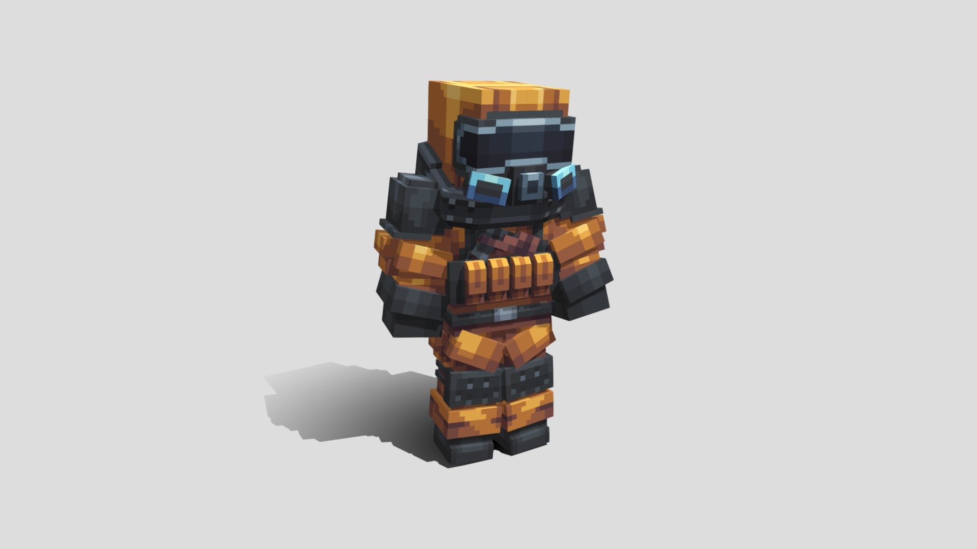 32x Protective suit - Minecraft armor - 3D model by W'Projects ...