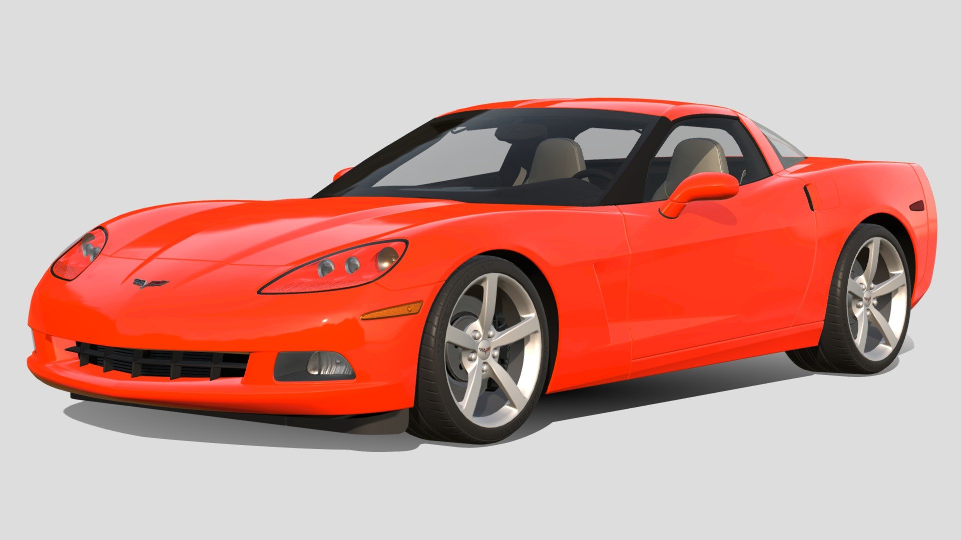 2005 Chevrolet Corvette Z51 (C6) - Download Free 3D model by OUTPISTON ...