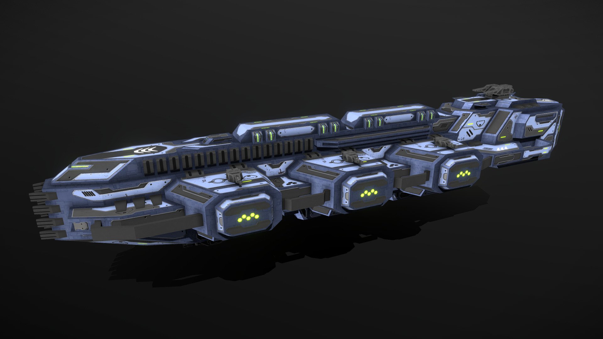 Enkar Republic Cruiser Herkortun - Buy Royalty Free 3D model by MSGDI ...