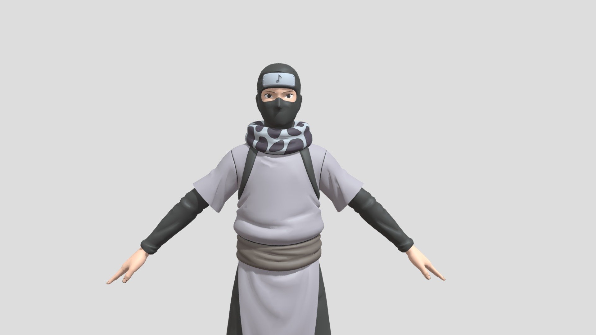 Sound Ninja (Naruto) - 3D model by Rzox (@doughmi000) [c44ec6c] - Sketchfab