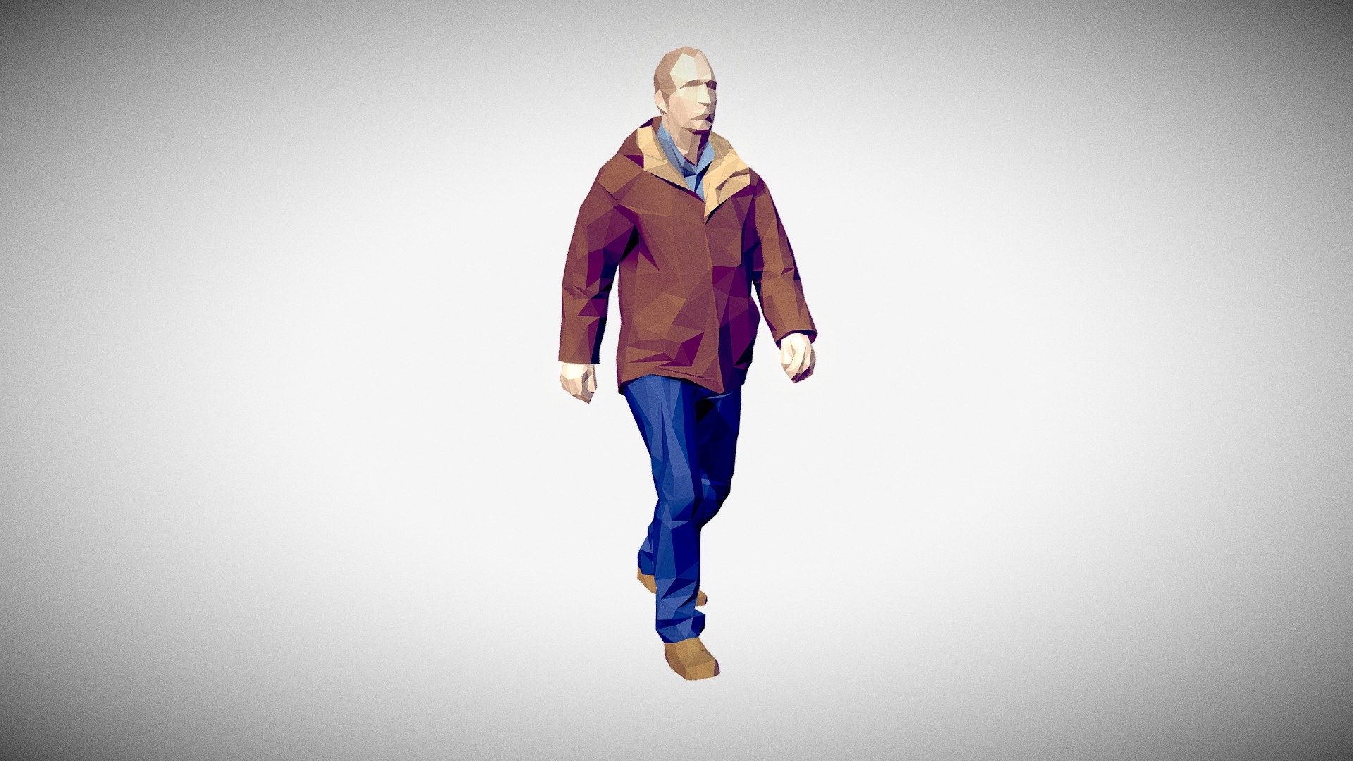 Walking Man - 3D model by kanistra [c44fee5] - Sketchfab