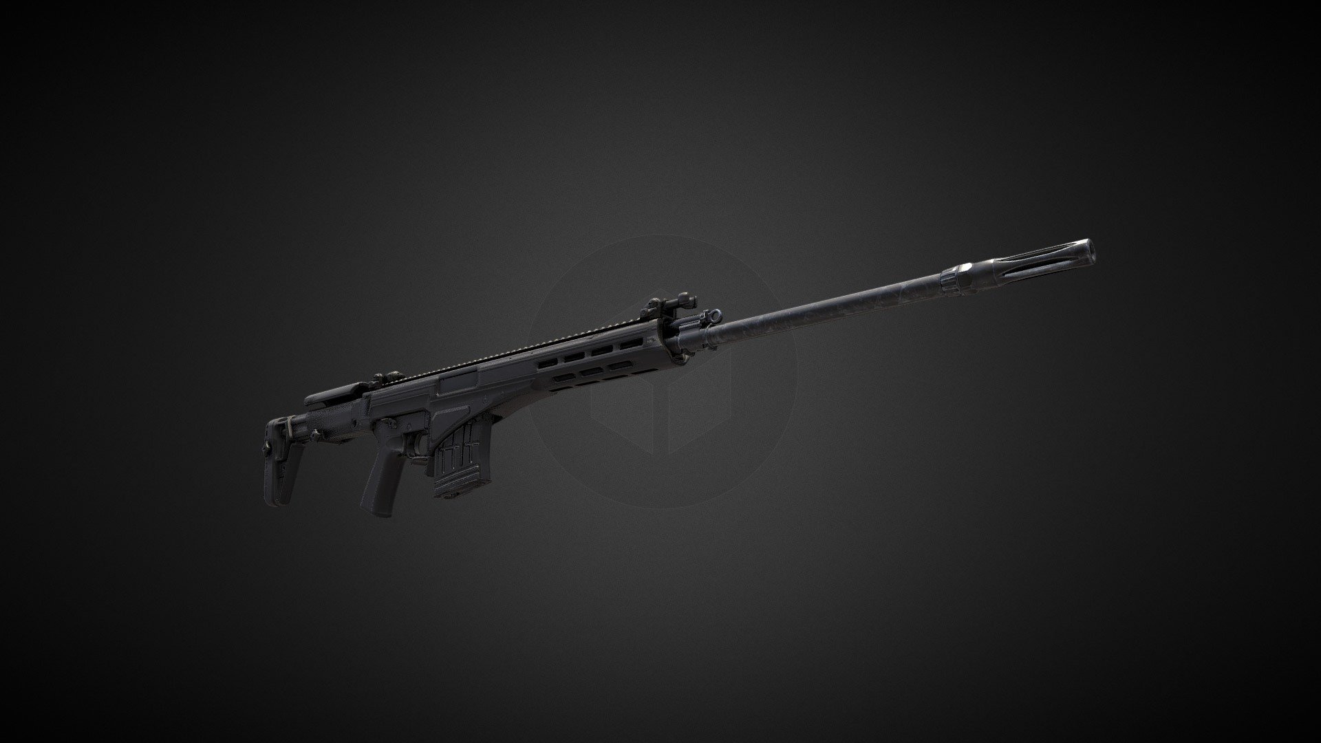 SHF - Chukavin Sniper Rifle - 3D model by FRANTS (@frantspro) [c4505b1 ...