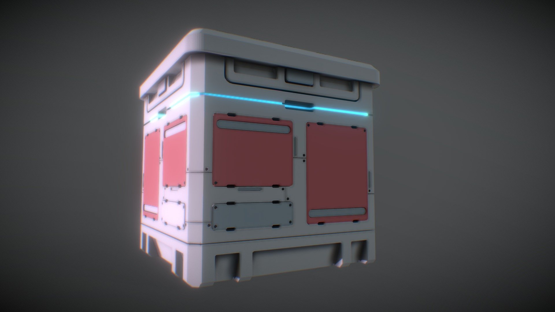 Futuristic Storage Crate - Download Free 3D model by _Bonehead14 ...