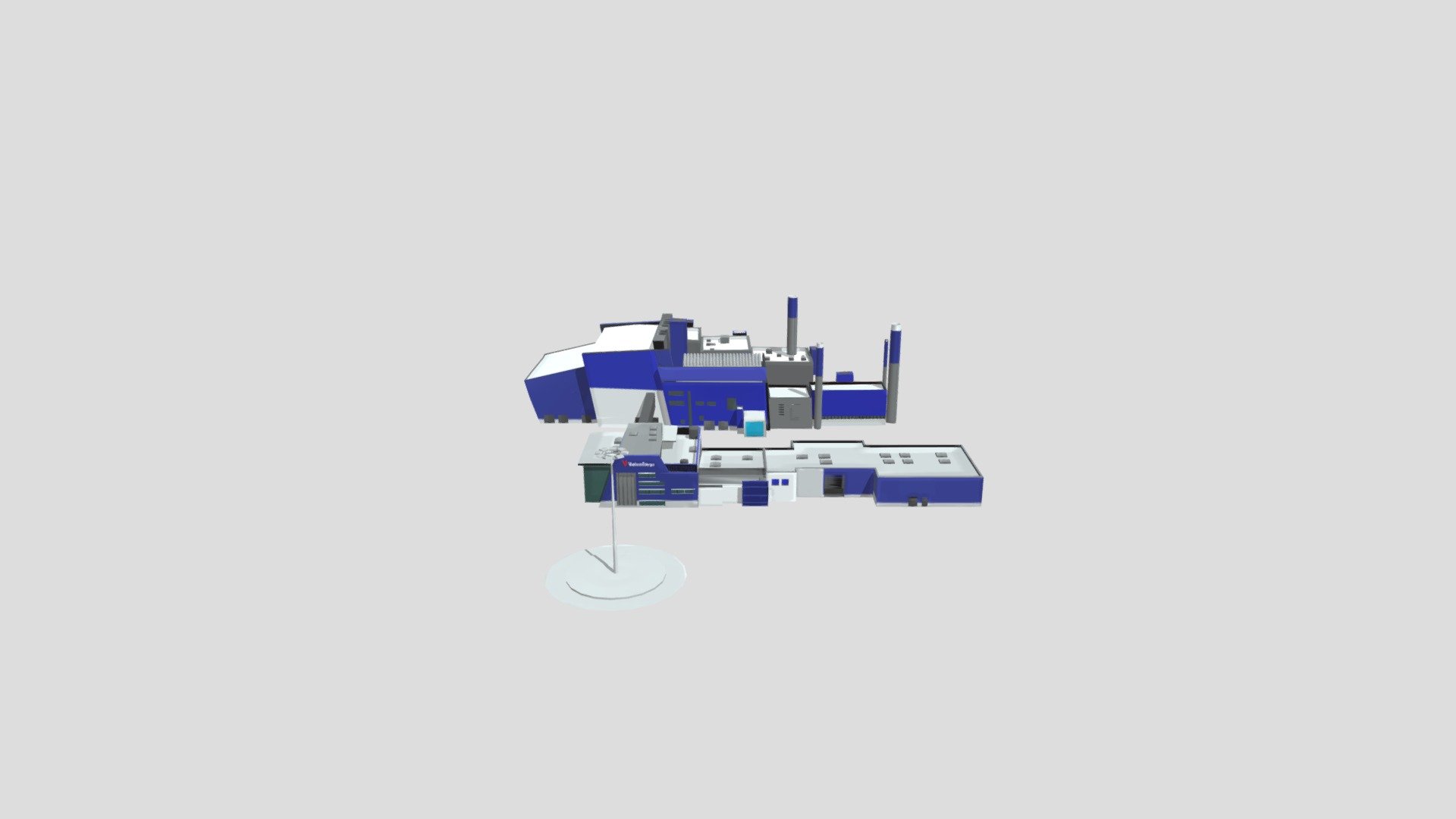 Waste to energy plant - 3D model by FLC_len (@FLClen) [c452225] - Sketchfab