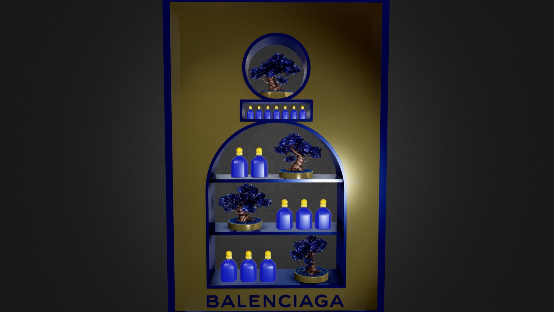 Perfume window display - Download Free 3D model by Roberto Domínguez ...