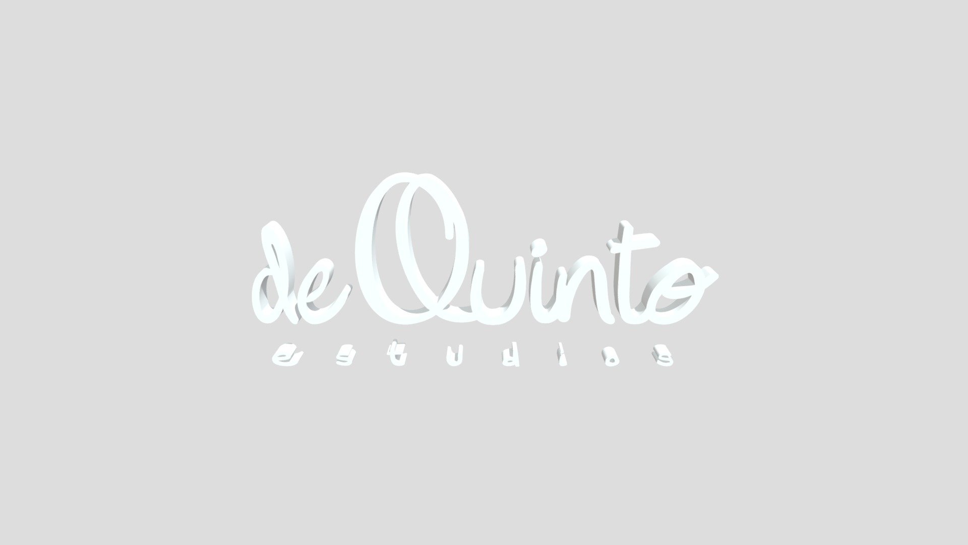 Logo De Quinto - 3D model by marcosdequinto [c454794] - Sketchfab