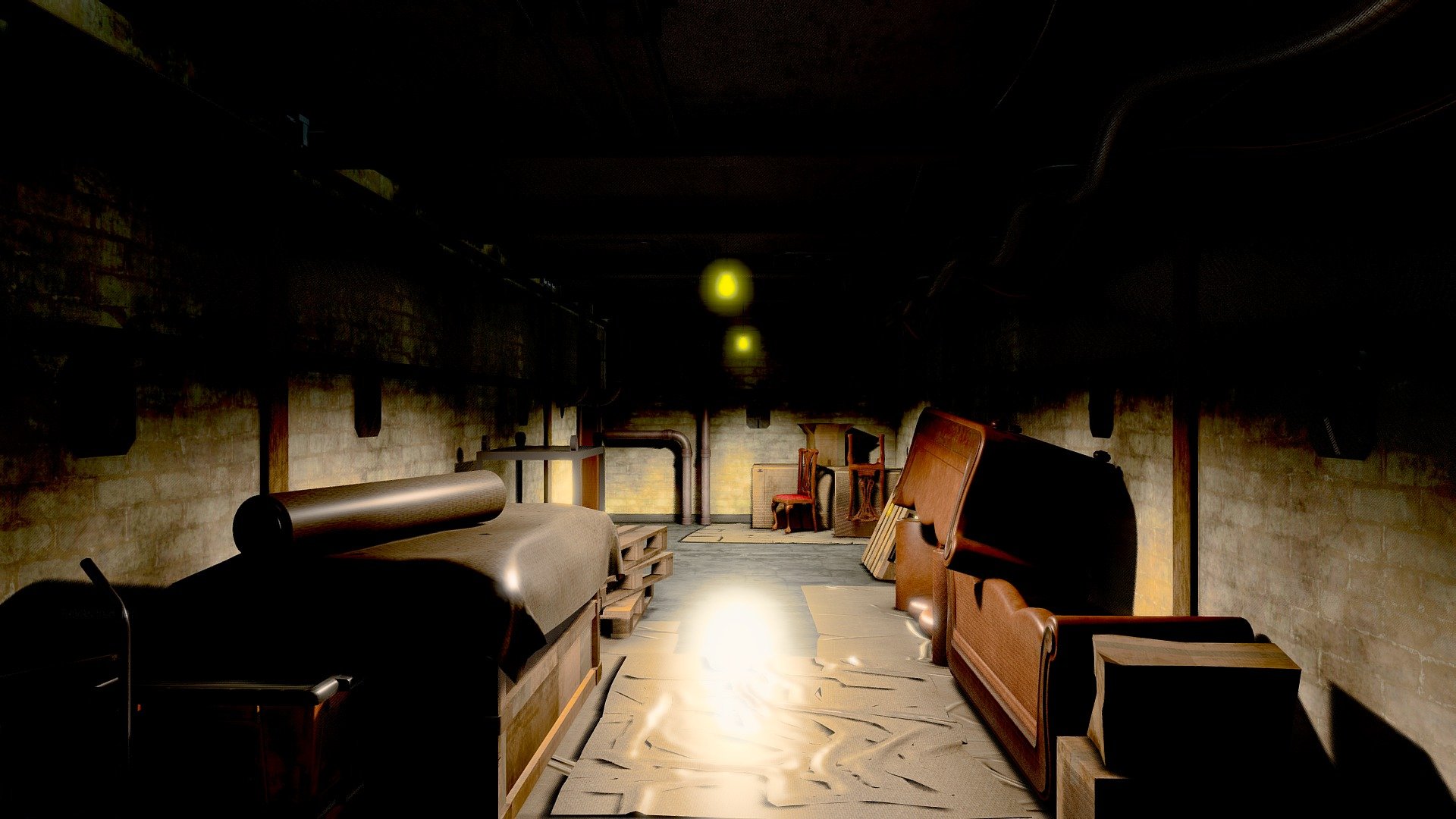 Fnaf SOTM Edwin's House Basement - Download Free 3D model by ...