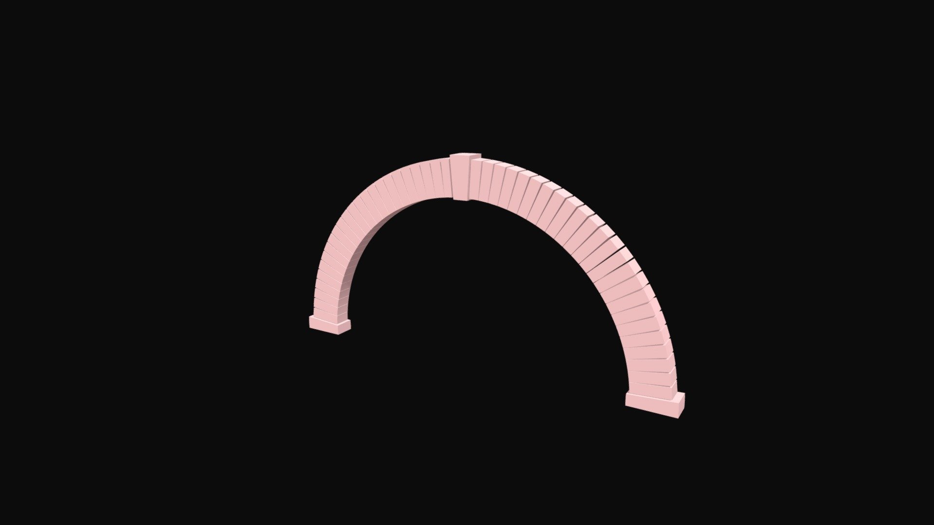 Semi Circular Arch v2 - 3D model by Lapis Design (@LapisDesign ...