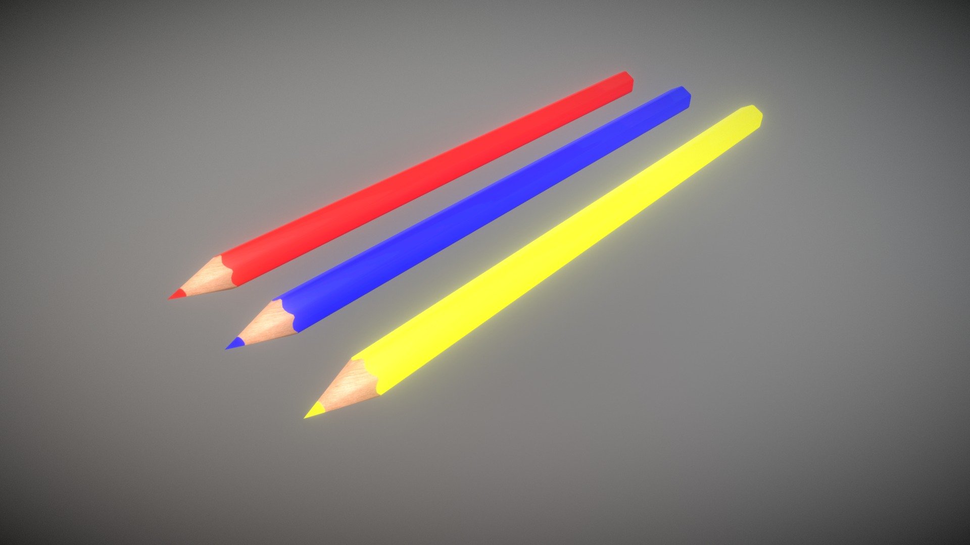 Color Pencils - 3D model by FunFant [c457d2e] - Sketchfab