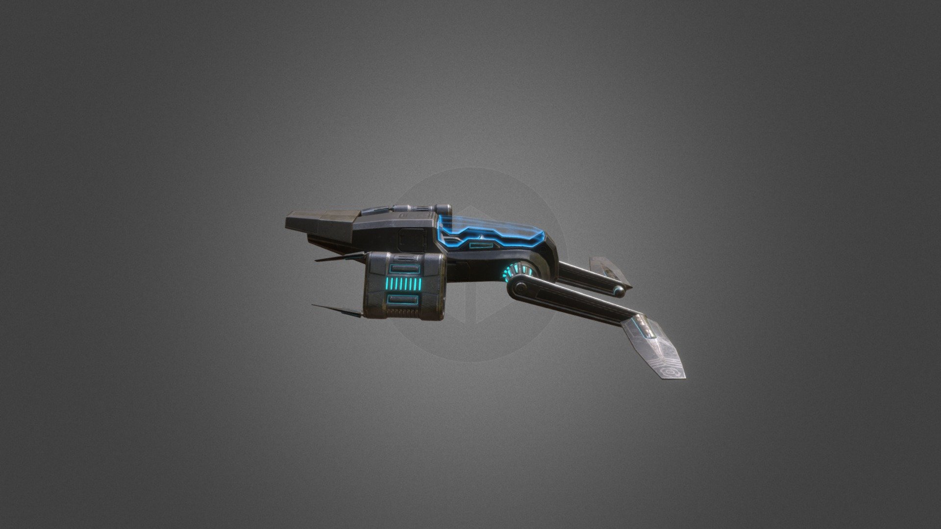 Vaisseau Full - 3D model by Luca Sabino (@LucaSabino) [c458930] - Sketchfab
