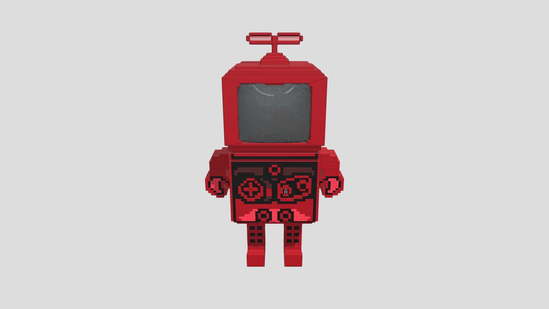 Red The A.I. - 3D model by logi_dot [c45a5a3] - Sketchfab