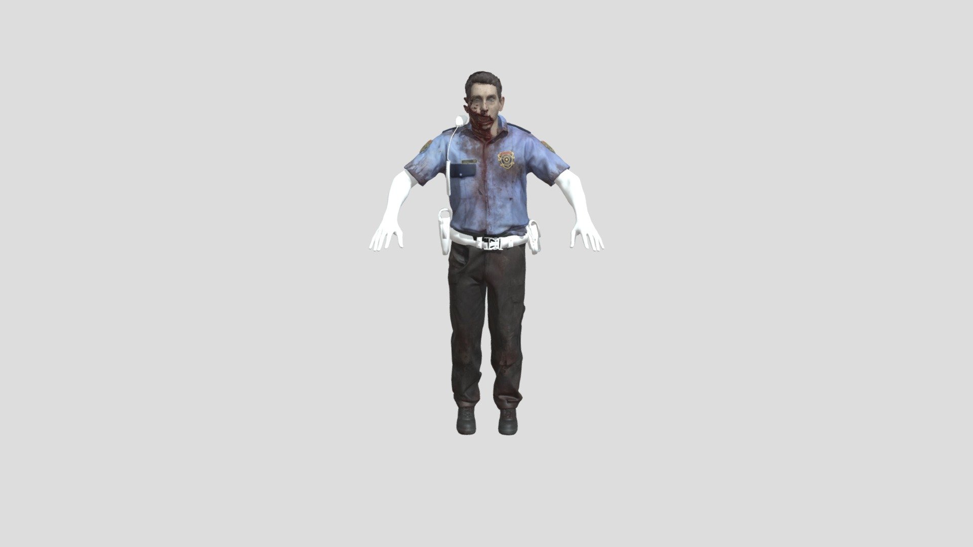 Zombie Police Officer 2 - Download Free 3D model by danielgage916 ...