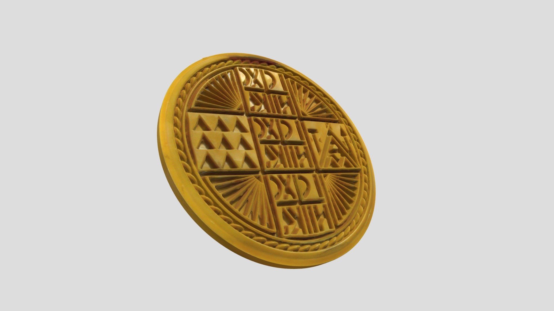 Greek Orthodox Bread Stamp - 3D model by Aberdeen City Libraries ...