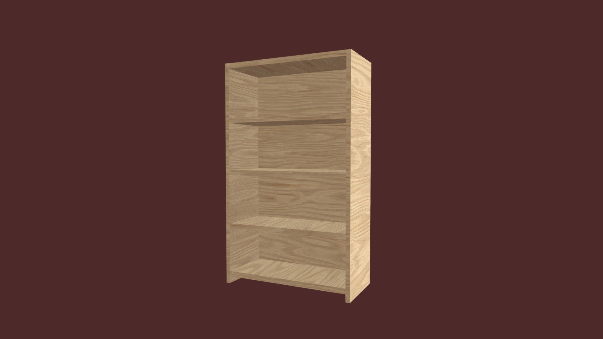 Bookcase - 3D model by ellieharrodine [c45d5f6] - Sketchfab