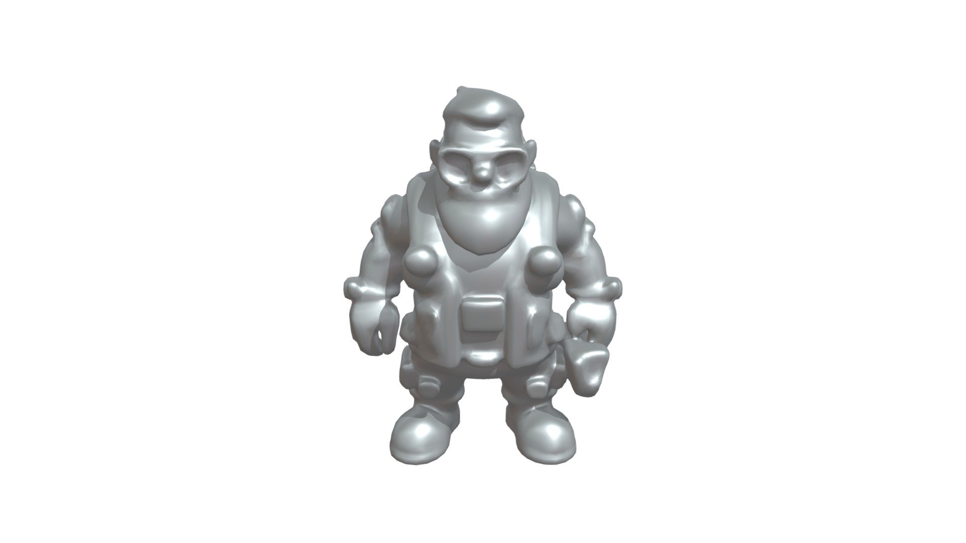 Bearded dwarf with tech gear - 3D model by JoshWPro89 [c45dd64] - Sketchfab