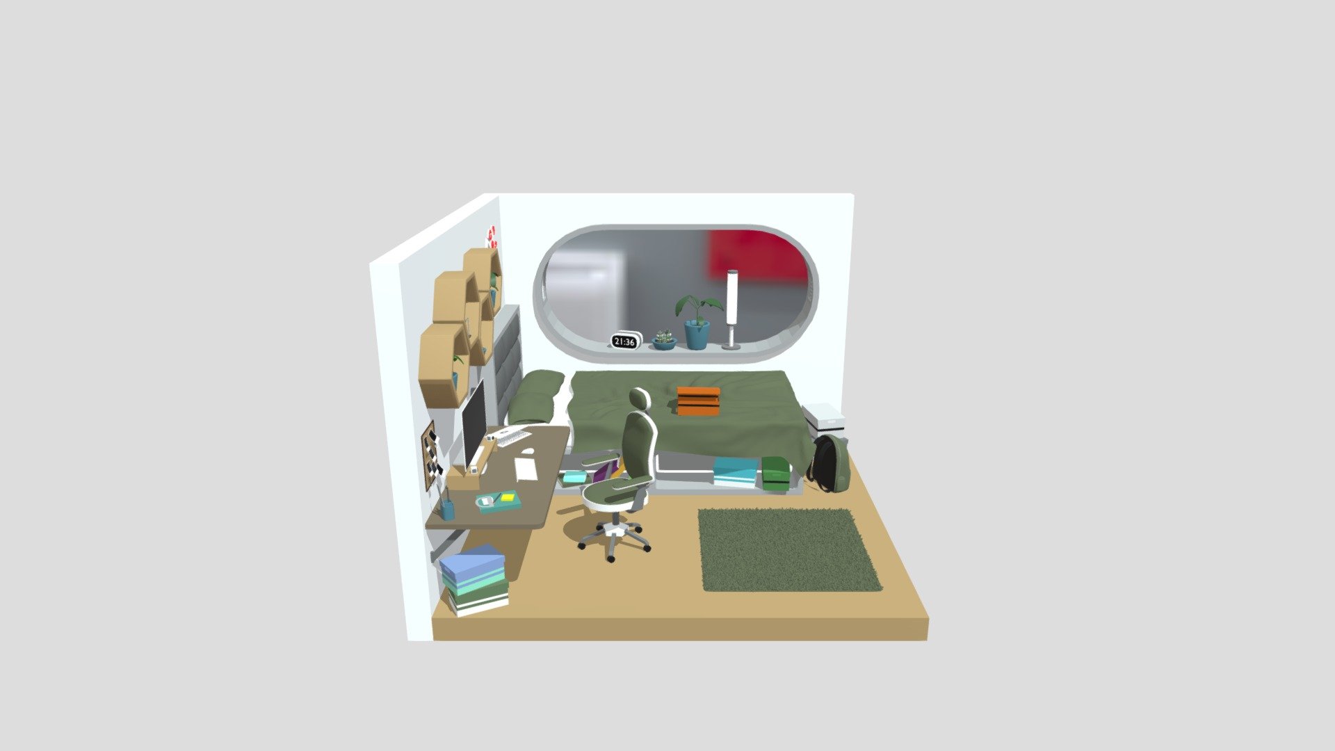 Extended Project: Environmental Storytelling - 3D model by Kaan ...