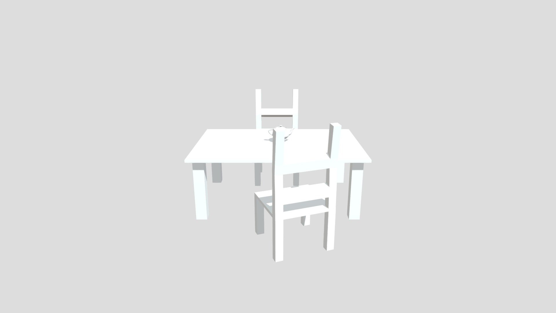 Table And Chair - 3D model by Kallum_Grant2005 [c45e7d0] - Sketchfab