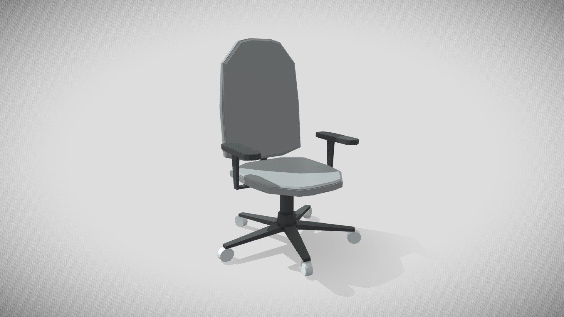 Low Poly Chair - Buy Royalty Free 3D model by AssetSource [c45f052 ...