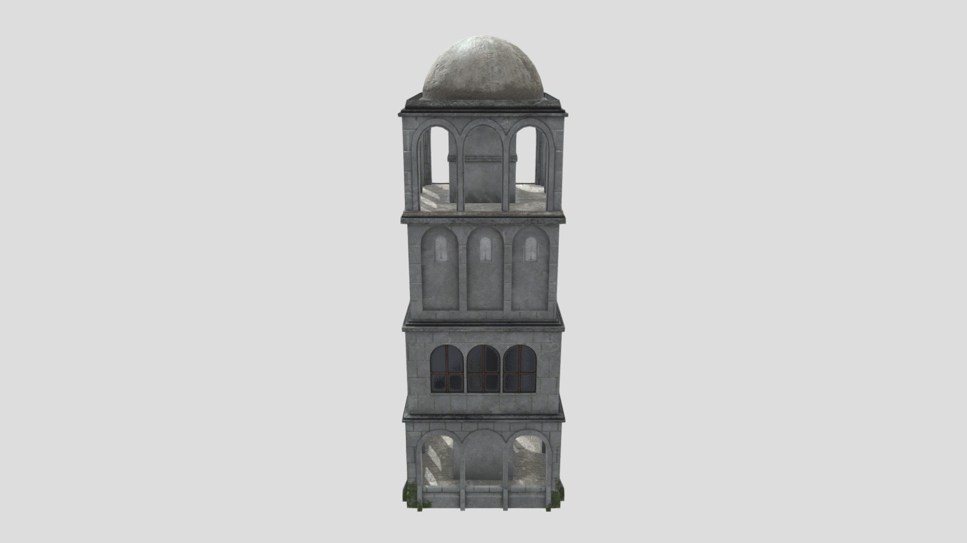 Gondorian Building - Download Free 3D model by robscholten (@robbert ...