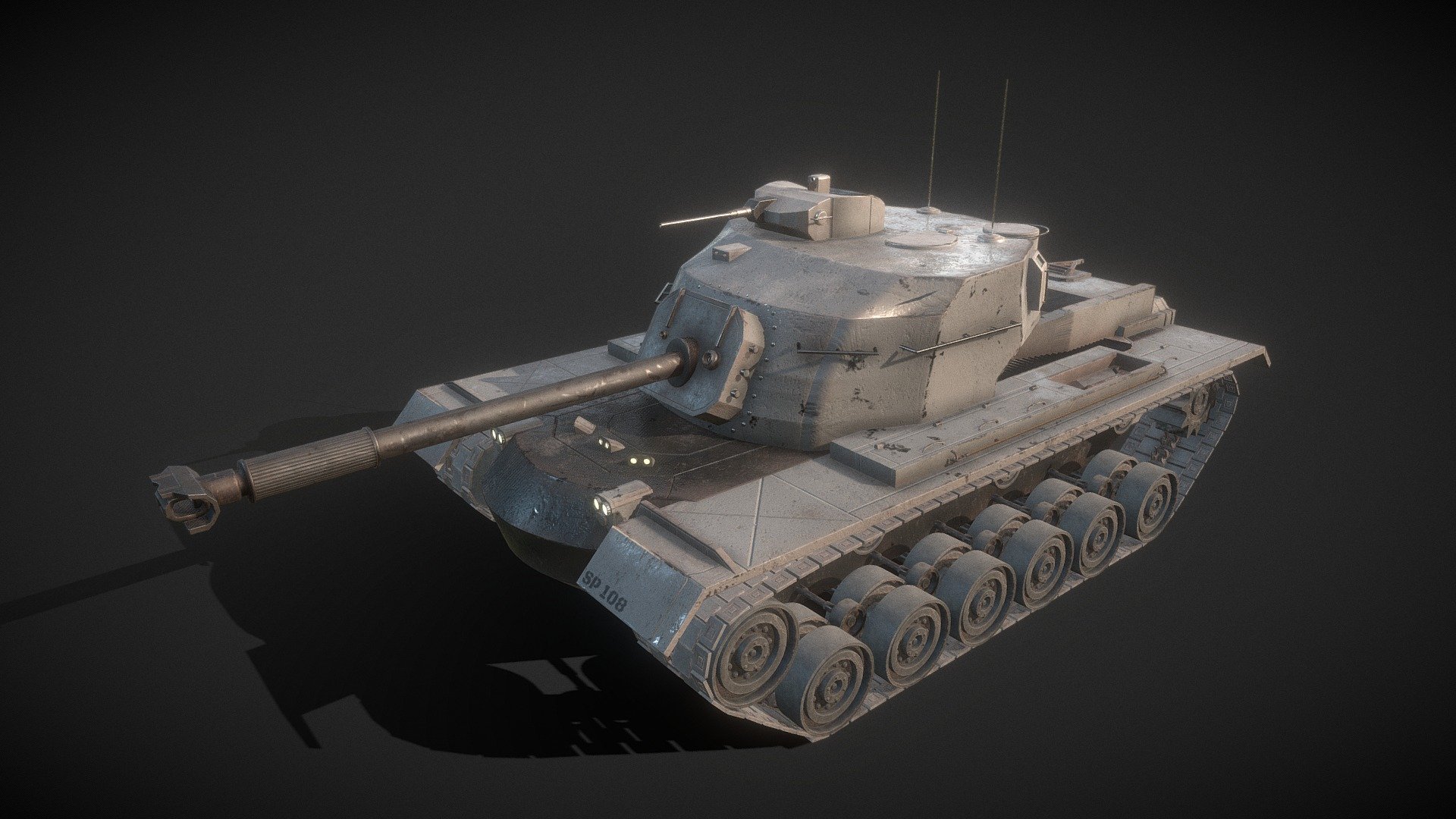 Tank - 3D model by Albee Do (@HoangDo) [c464404] - Sketchfab